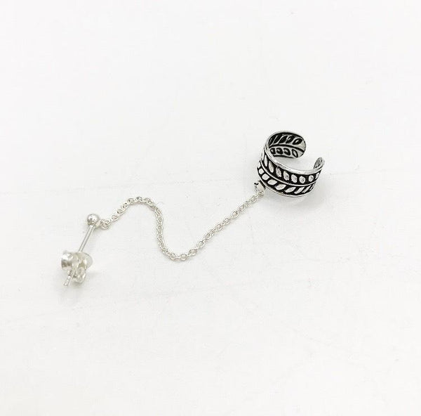 Aro Earcuff Natura Plata - La Fábrica Store